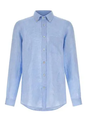 RIVIERA PROJECT Linen Shirt - Light Blue