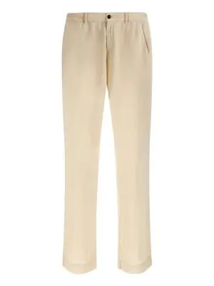 CELLAR DOOR Drift Cotton Trousers - Beige