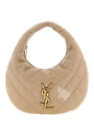Saint Laurent Icarino Handbag - Beige