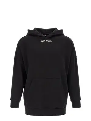 Palm Angels Classic Logo Hoodie - White/black