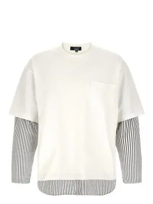 COMME DES GARҪONS HOMME Shirt Insert T-shirt - White