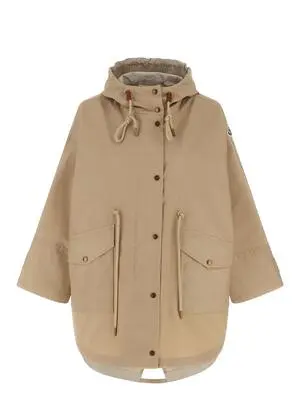 Moncler Brunnera Cotton Parka - Beige