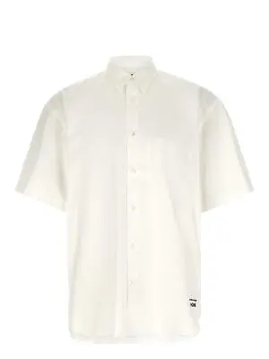 COMME DES GARҪONS HOMME Logo Embroidery Shirt - White