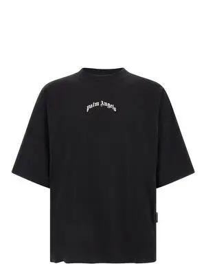 Palm Angels Classic Logo' T-shirt - White/black
