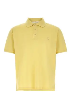 Saint Laurent Cassandre' Polo Shirt - Yellow