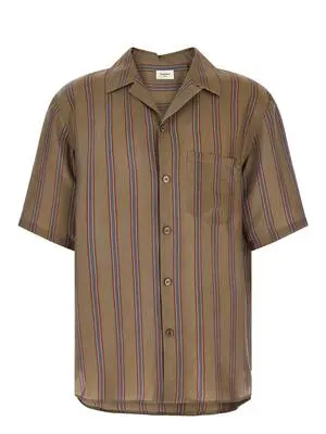 Saint Laurent Cassandre' Striped Shirt - Multi