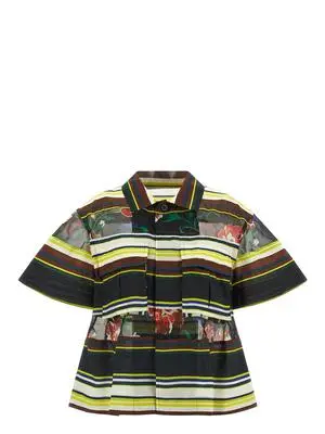 SACAI SACAI Pattern Mix Shirt