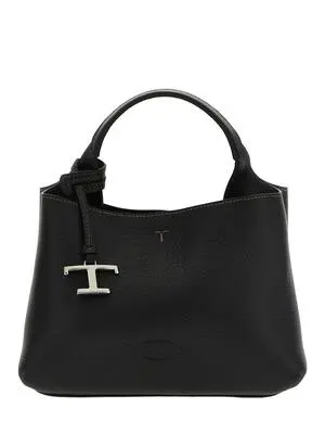 TOD'S Leather Micro Handbag - Black