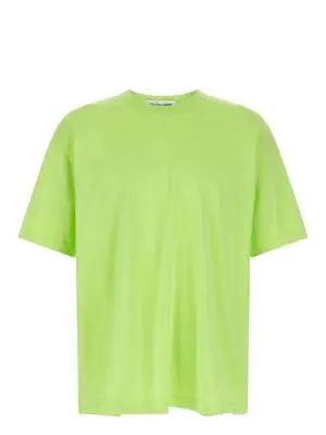 Comme Des Garçons Logo Print T-shirt - Green