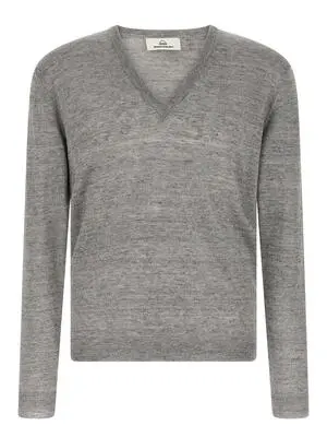 RIVIERA PROJECT Linen And Silk Sweater - Gray