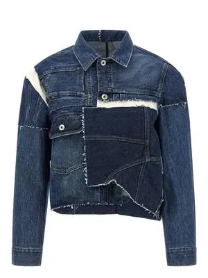 SACAI Patchwork Denim Jacket