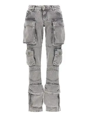 Attico Essie Denim Jeans - Gray