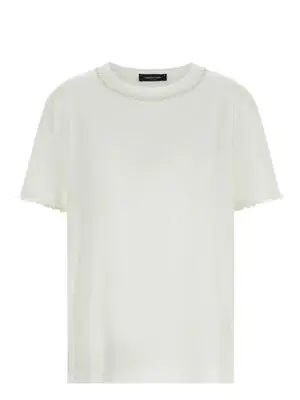 FABIANA FILIPPI FABIANA FILIPPI Embellished Cotton Jersey T-Shirt