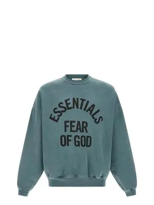 Fear Of God Campus 90s Crewneck Sweatshirt - Light Blue