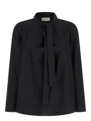 LEMAIRE Ascot Blouse - Black