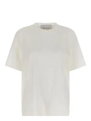 AMI Paris Lightweight Cotton Crew Neck T-shirt - White