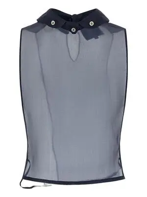 MAISON JEJIA Livi Silk Top - Blue