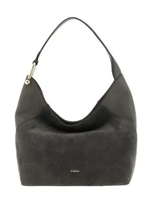 Furla Lara Medium Shoulder Bag - Gray
