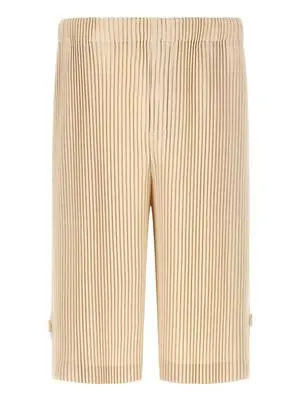 Issey Miyake Wear Or Wrap Bermuda Shorts - Beige