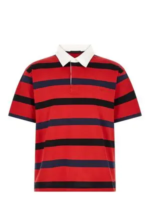PRADA Striped Polo Shirt