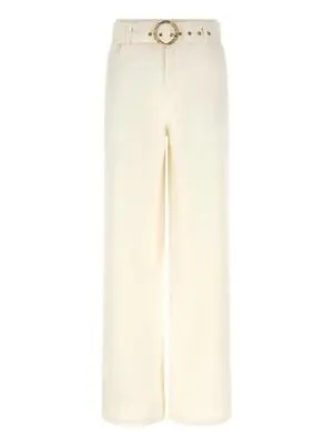 Twin-set Wide Leg Jeans - White