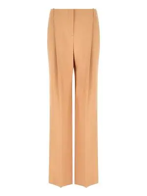 Ermanno Scervino Viscose Blend Palazzo Trousers - Beige
