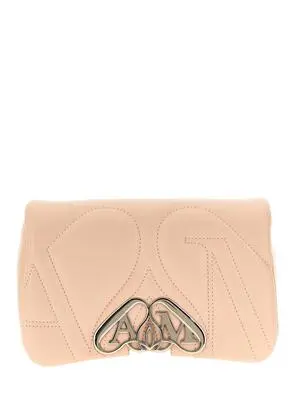 Alexander McQueen The Mini Seal Crossbody Bag - Beige