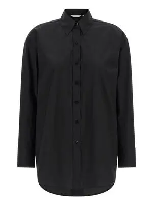 XACUS Cotton Poplin Shirt - Black