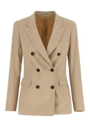 Tagliatore Parigi Double-breasted Blazer - Beige
