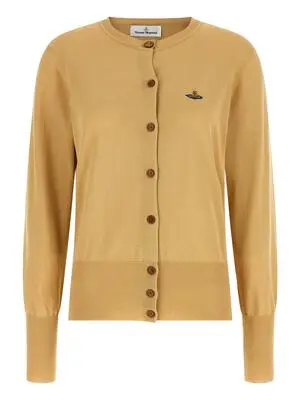 VIVIENNE WESTWOOD VIVIENNE WESTWOOD Bea Cotton Cardigan Beige