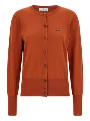 VIVIENNE WESTWOOD VIVIENNE WESTWOOD Bea Cotton Cardigan Orange