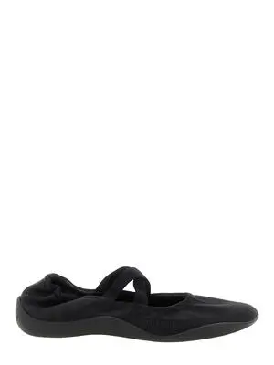 Balenciaga BALENCIAGA Shibuya Satin Ballet Flats Black