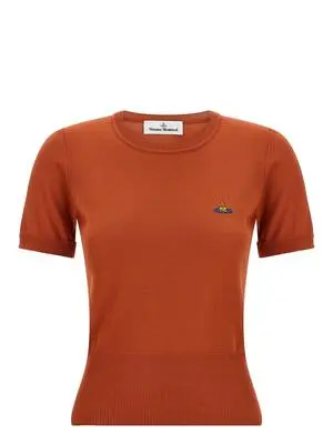 VIVIENNE WESTWOOD Bea Cotton Top - Orange