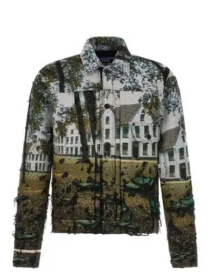 Junya Watanabe Jacquard Square Jacket - Multi