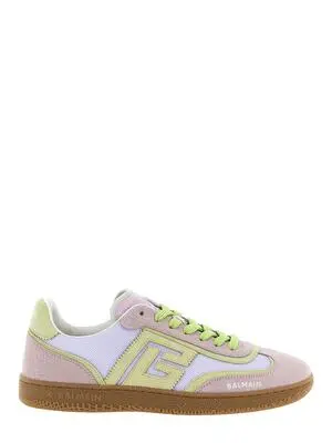 Balmain BALMAIN Swan Suede And Mesh Sneakers Multi