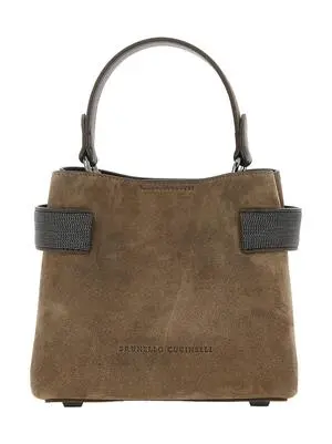 Brunello Cucinelli BRUNELLO CUCINELLI Essence Small Handbag Brown