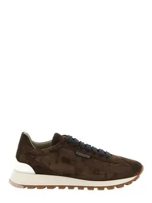 Brunello Cucinelli BRUNELLO CUCINELLI Suede Sneakers Brown