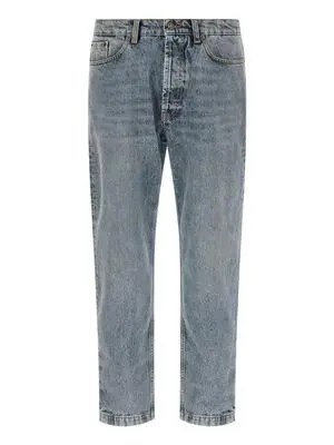RIVIERA PROJECT Tapered Leg Jeans - Light Blue