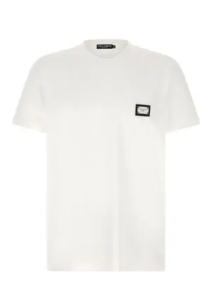 Dolce & Gabbana Logo Plate T-shirt - White