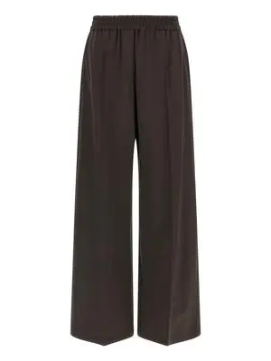 BRUNELLO CUCINELLI BRUNELLO CUCINELLI Cool Wool Wide Leg Trousers