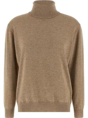 Brunello Cucinelli BRUNELLO CUCINELLI Cashmere Cycling Sweater Beige