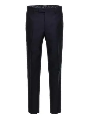 Etro Jacquard Trousers - Blue