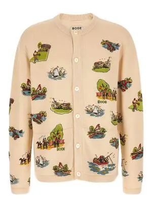 BODE Beaded Camp Cardigan - Multi
