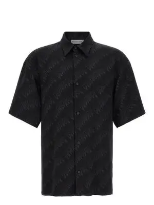 Balenciaga Logo Shirt - Black