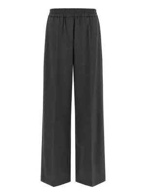 Brunello Cucinelli BRUNELLO CUCINELLI Cool Wool Trousers Gray