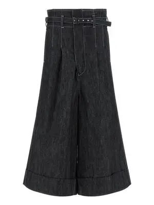 Junya Watanabe High Waist Jeans - Black