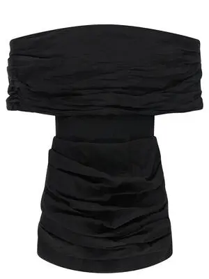 MAGDA BUTRYM MAGDA BUTRYM Wrinkled-Effect Cotton Mini Dress
