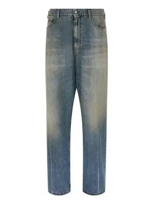 MAISON MARGIELA Numeric Signature Denim Jeans - Blue
