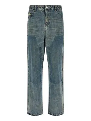 FOUND Double Knee Carpenter Jeans - Blue