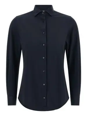 XACUS Active Line Pina Stretch Technical Shirt - Blue